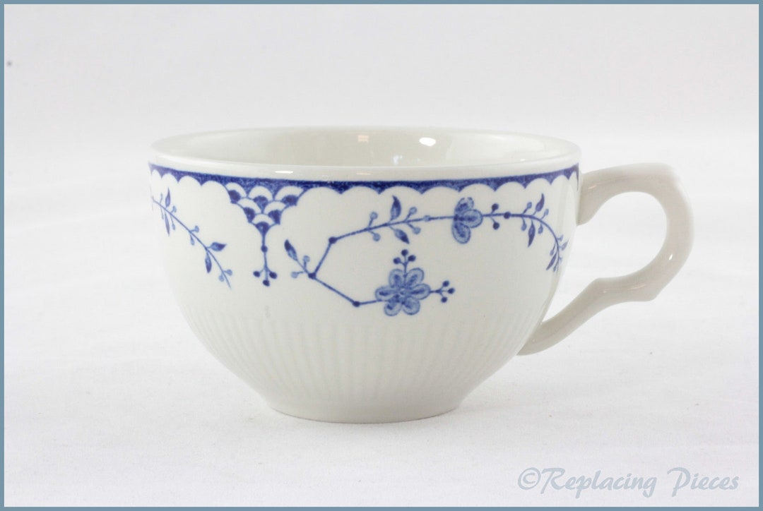 Furnivals Denmark Blue Teacup no Pattern Inside - Etsy
