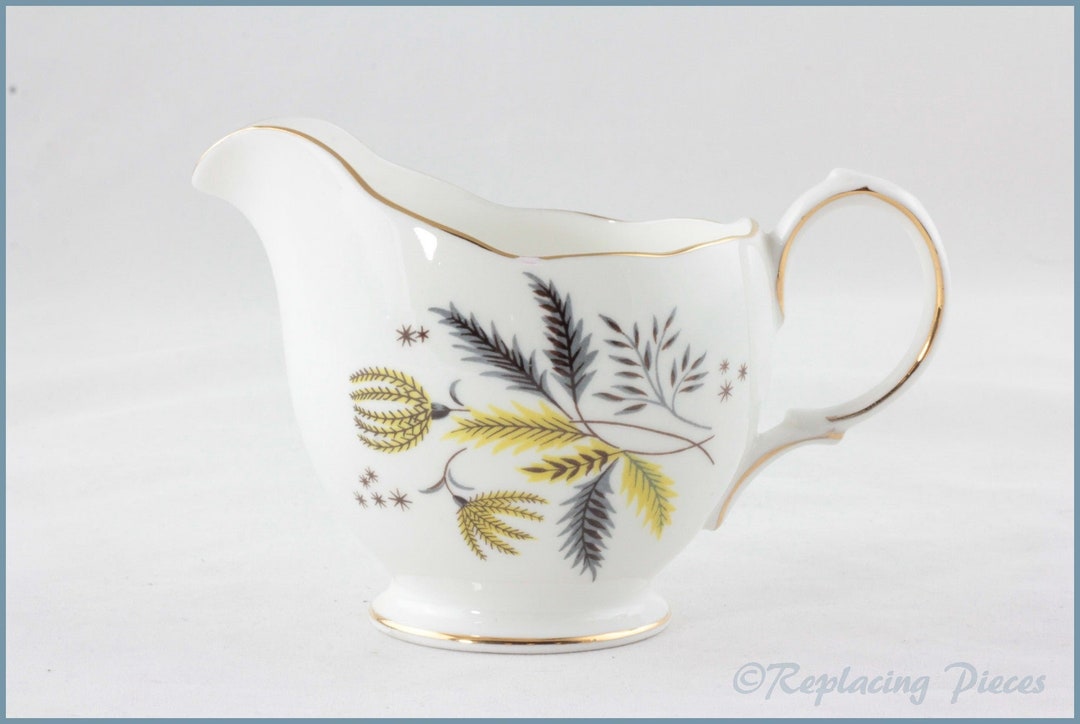 Colclough - Stardust (6791) - Milk Jug (round Handle) - Etsy