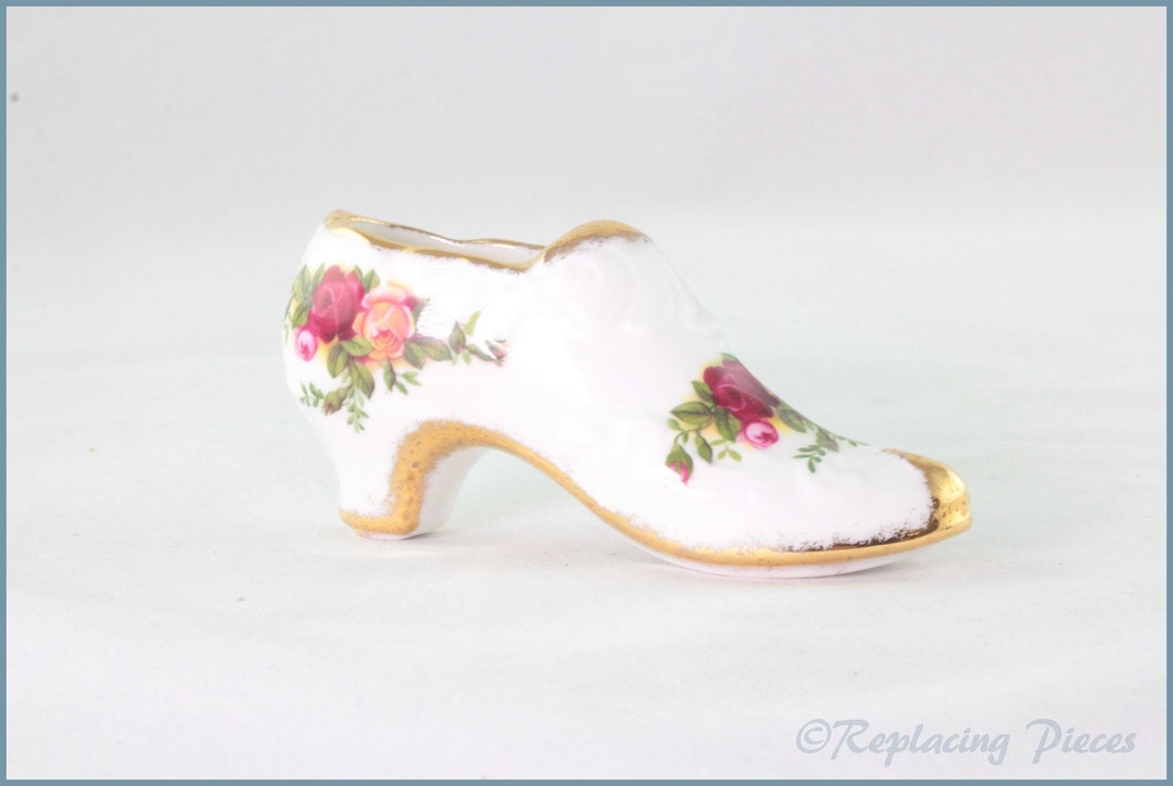 Royal Albert Old Country Roses Shoe - Etsy