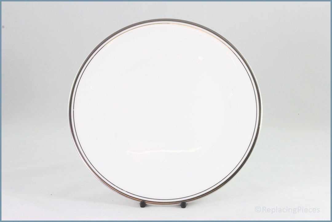 Royal Doulton - Platinum Concord (H5048) - 8" Salad Plate - Etsy