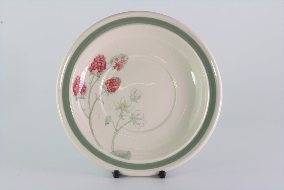 Wedgwood - Raspberry Cane - Tea Saucer - Etsy