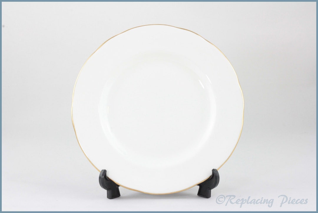 Duchess - White & Gold - 6 5/8" Side Plate - Etsy