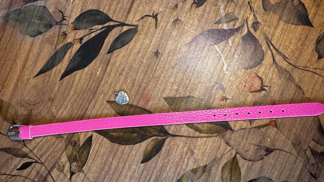 Mini Dark Pink Dog/cat Collar for Models and Miniatures - 7mm X 200mm ...