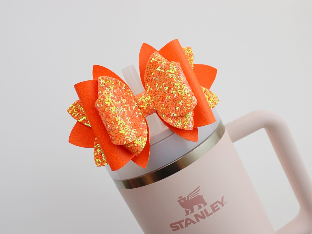 Goldenrod Stanley Tumbler Bow Straw Topper the Heat Wave Stanley Cup ...