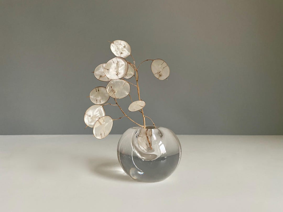 Vintage Holmegaard? Glass Vase Glass Vase Bubble Solifleur Ball ...