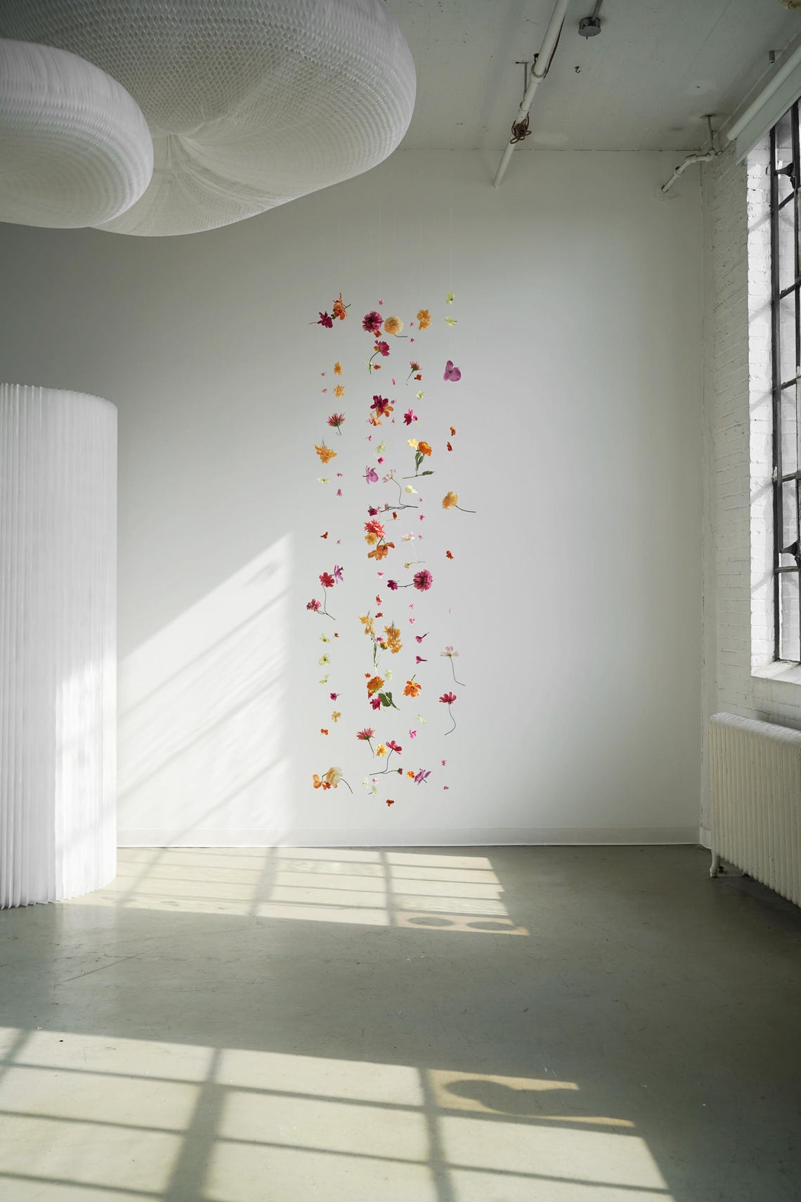 Pink Sunset Flower Garland Installation: DIY or Pre-made Strands - Etsy