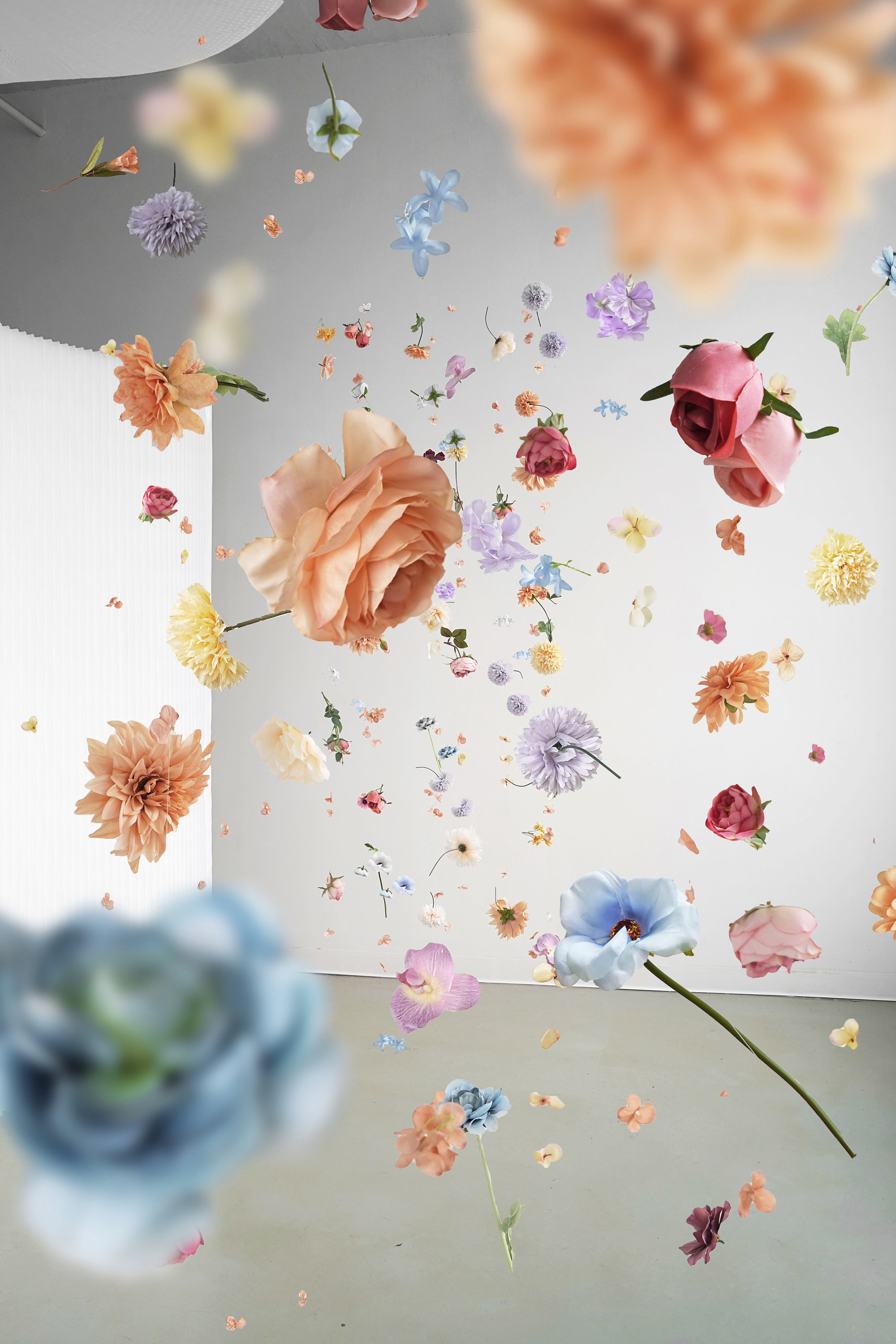 Hanging Flowers Backdrop - Etsy