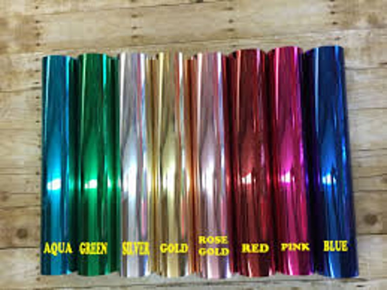 Metallic HTV, Soft Metallic Colors, Heat Transfer Vinyl, Cameo, Cricut ...