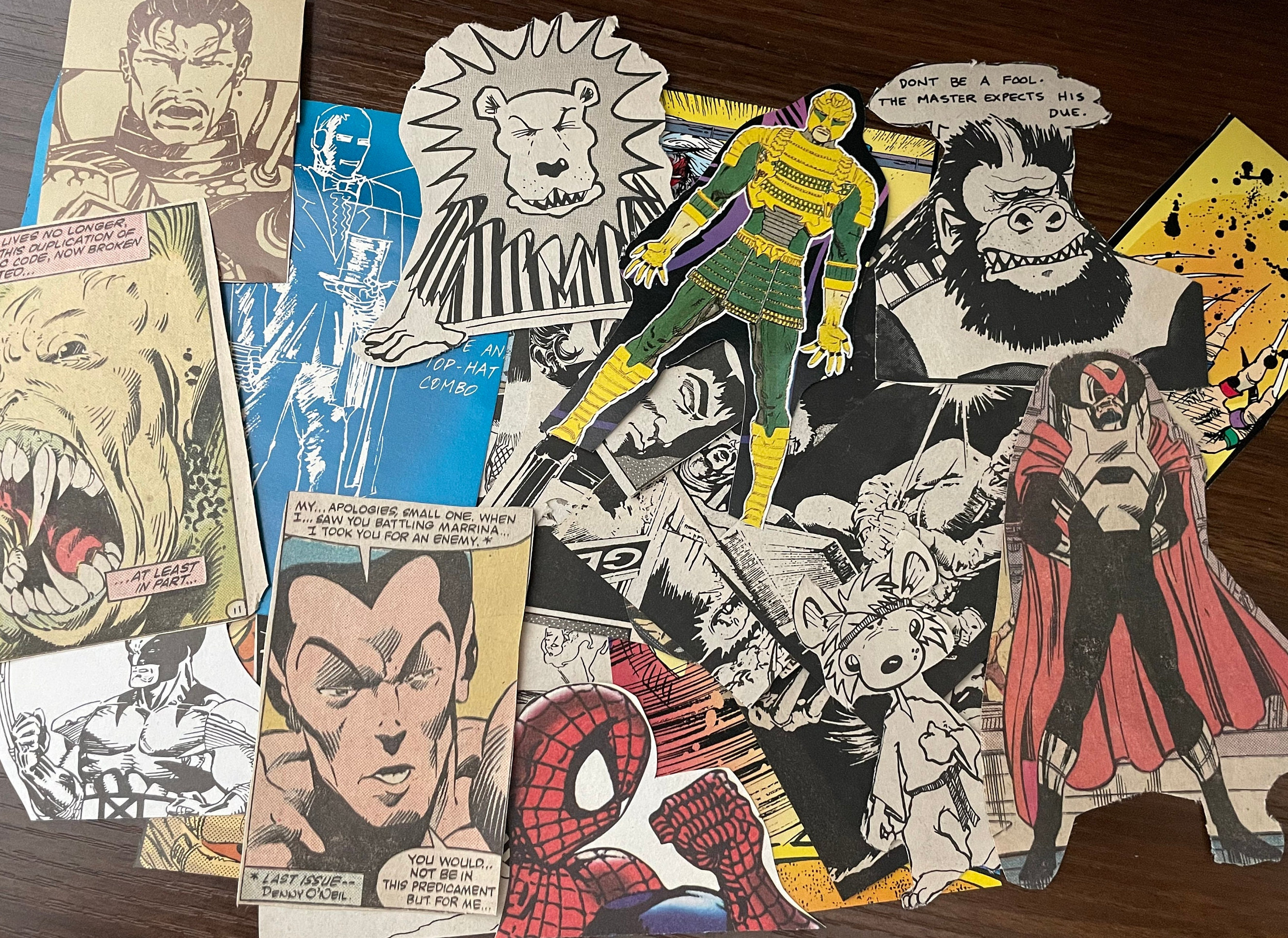 Comic Book Cut-outs/ Panels/ Ephemera - Etsy