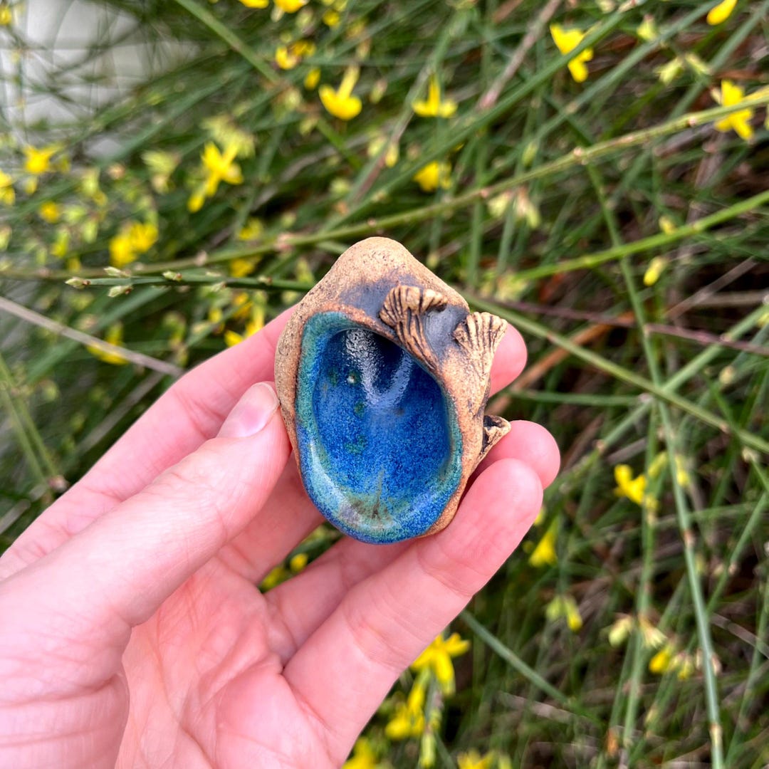 Ceramic Worry Stone, Mushroom Worry Stone, Anxiety Aid, Mindfulness ...