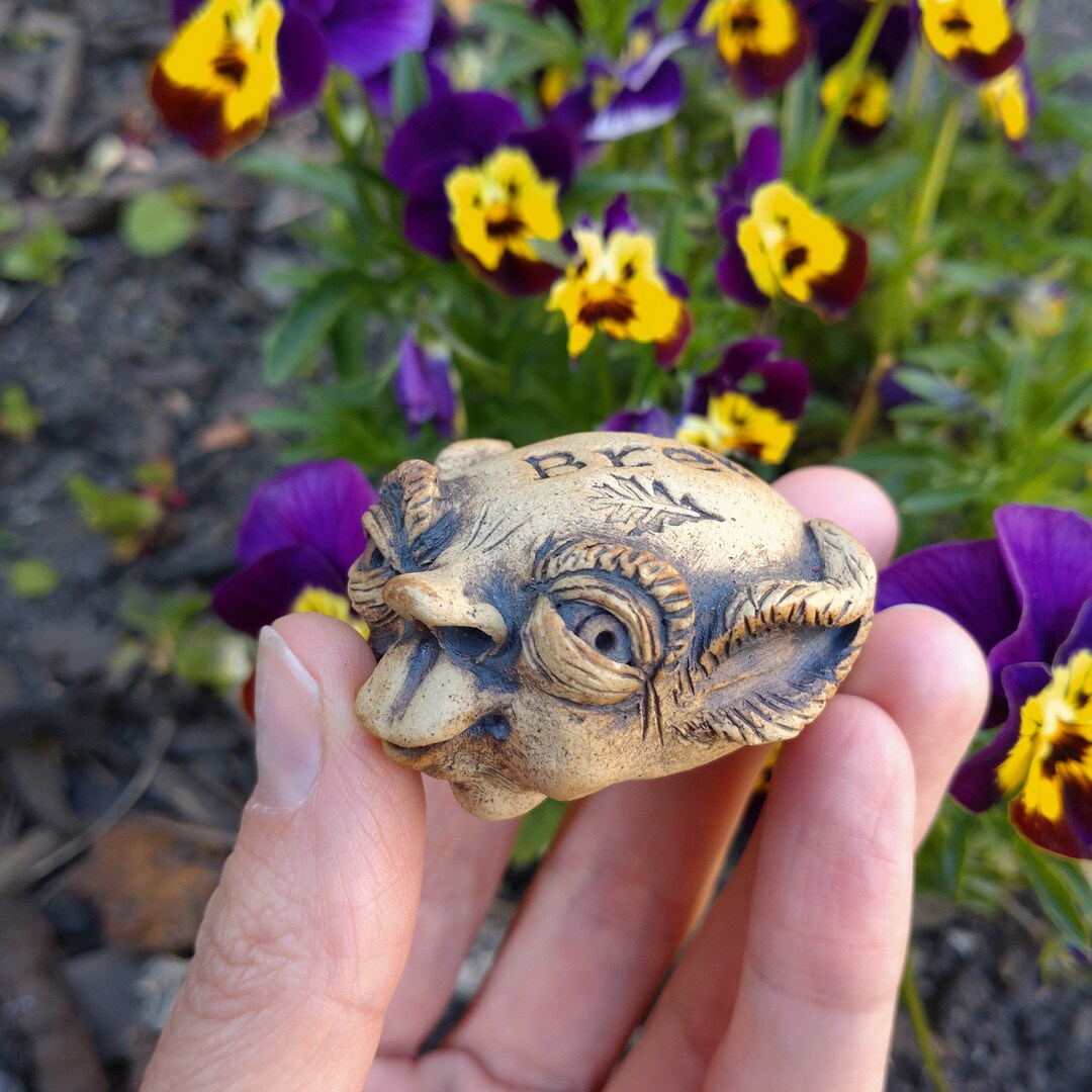Ceramic Creature Worry Stone. Creature Sculpture, Anxiety Aid ...