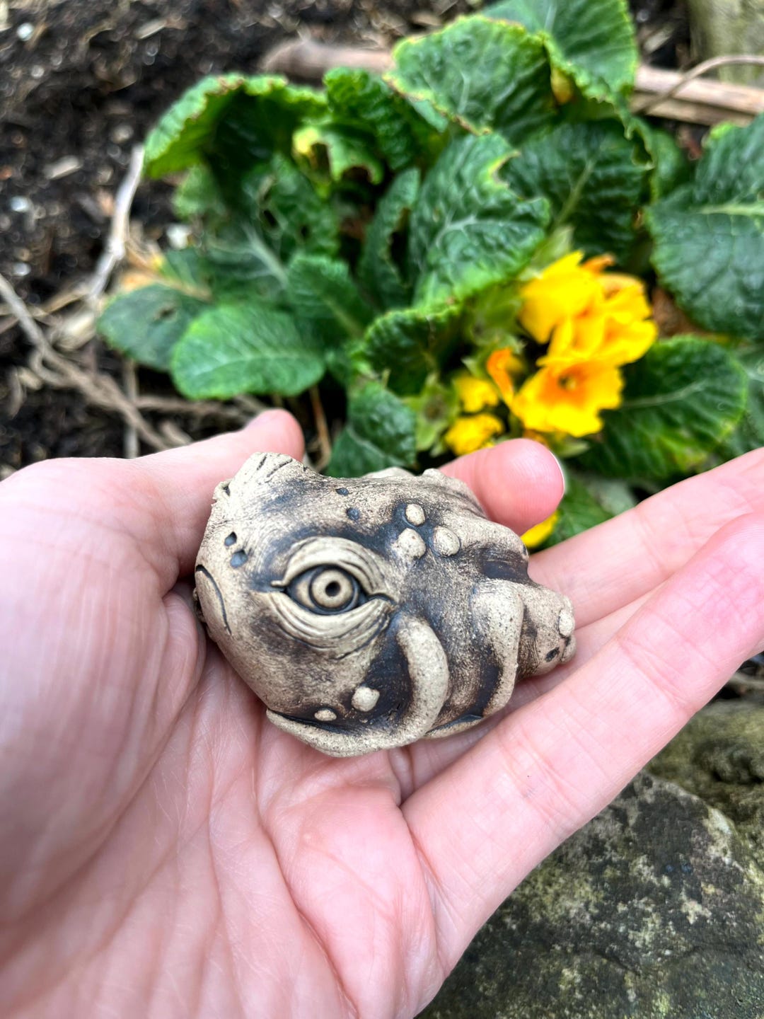 Ceramic Worry Stone, Worry Stone, Frog Worry Stone, Anxiety Aid ...
