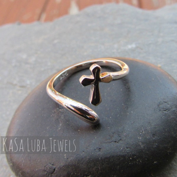 Cross Ring - Etsy