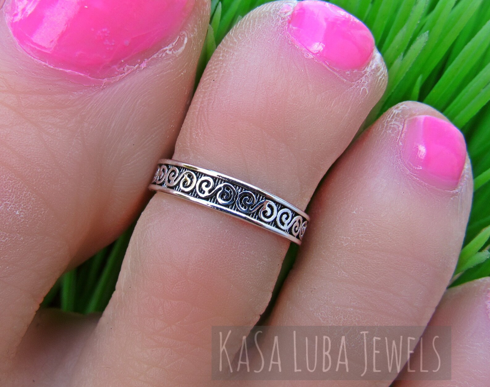 Celtic silver toe ring celtic toe ring silver toe ring | Etsy