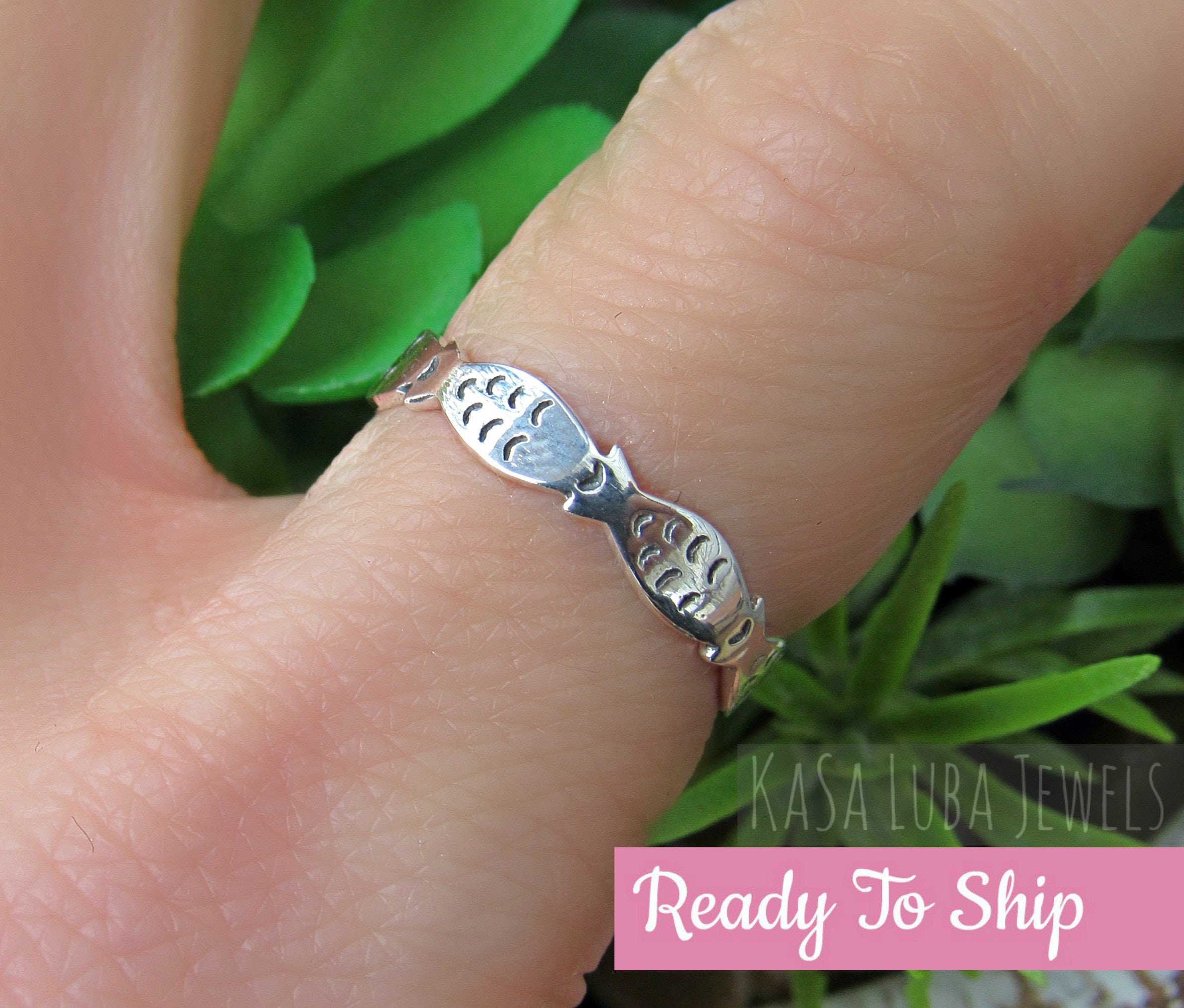 Sterling Silver Fish ring Christian ring 925 silver | Etsy