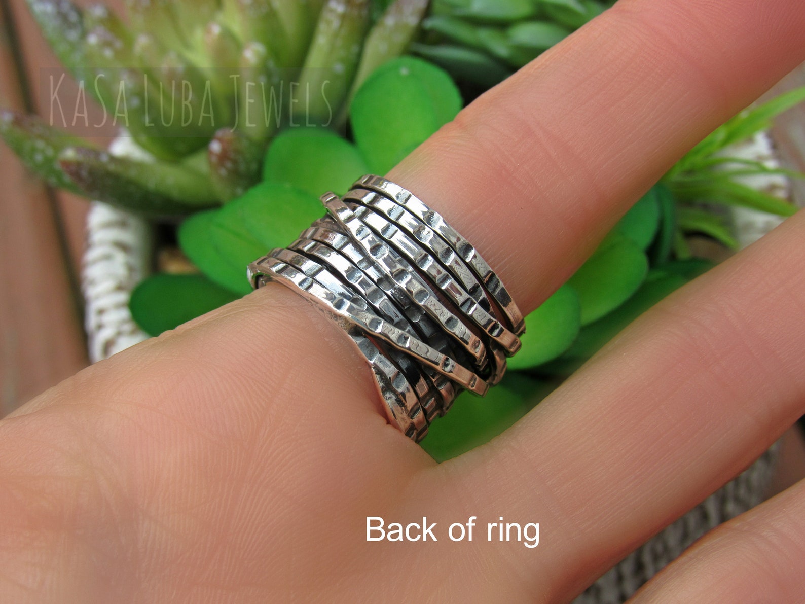 Sterling Silver Bold Ring Statement Ring Solid Silver | Etsy