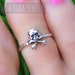 Crossbone Skull Toe Ring, Skull Ring, Skull Toering, Silver Toerings ...