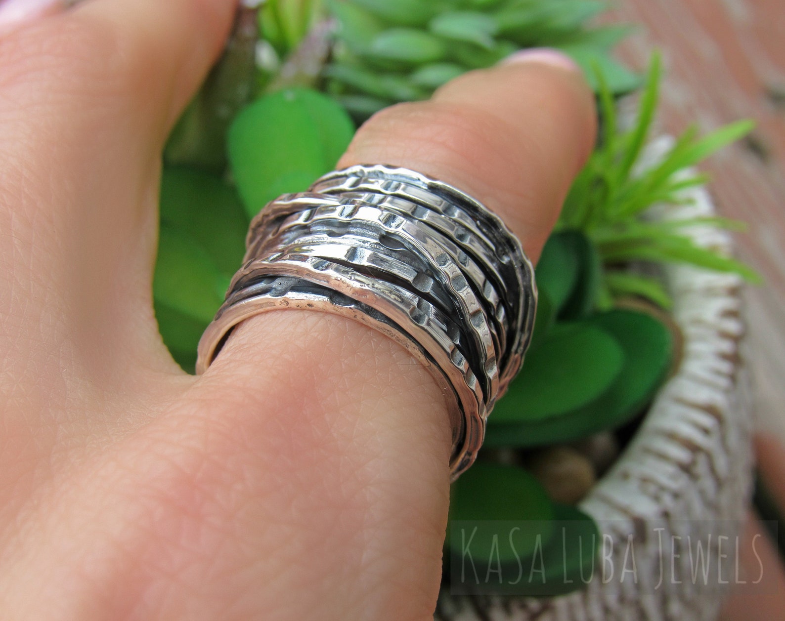 Sterling Silver Bold Ring Statement Ring Solid Silver | Etsy