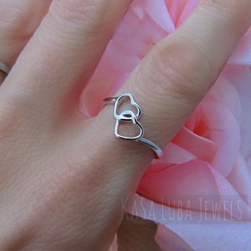Sterling Silver Hand Ring - Etsy
