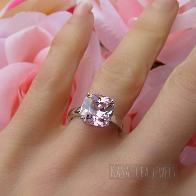 Pink Stone Ring - Etsy