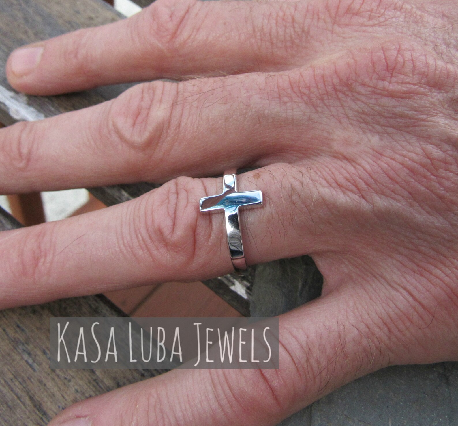 Silver Womens Cross Ring Christian Ring Religious Ring - Etsy