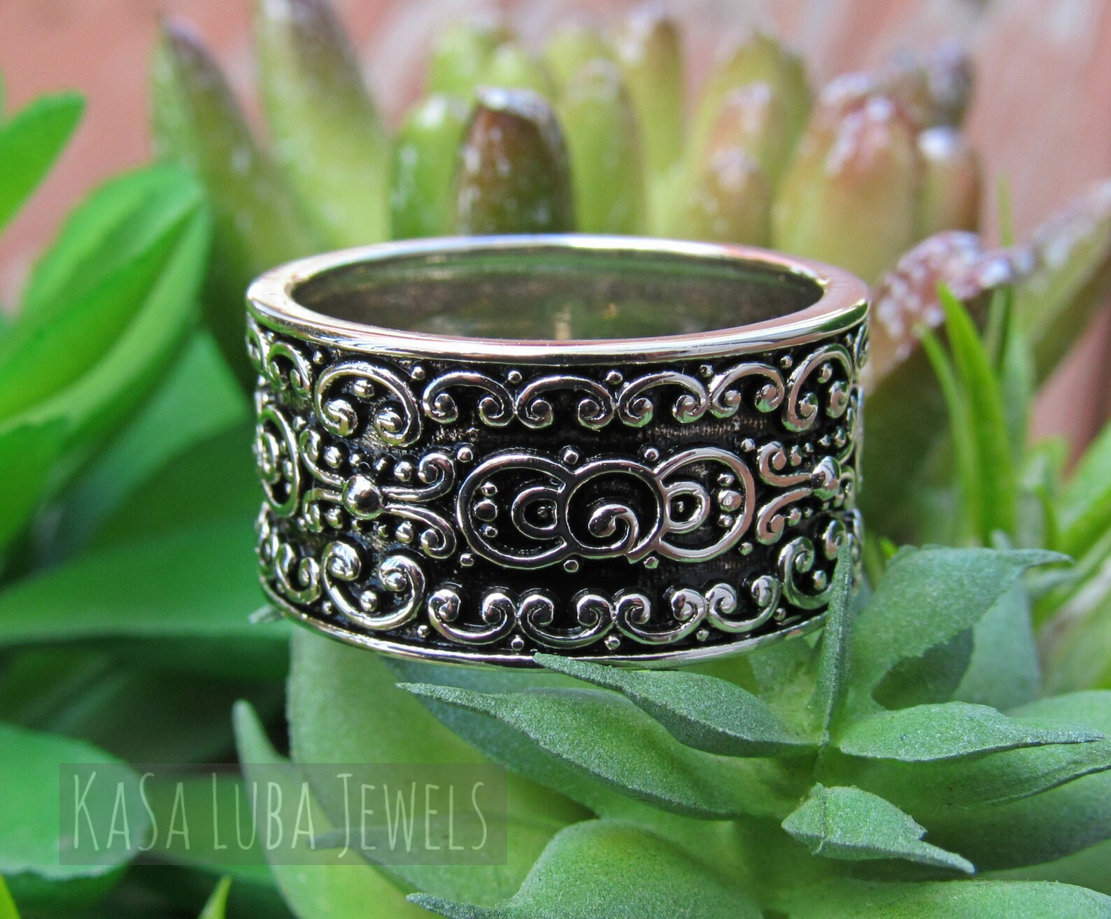 Silver Bohemian Thumb Ring Bali Silver Rings Statement - Etsy