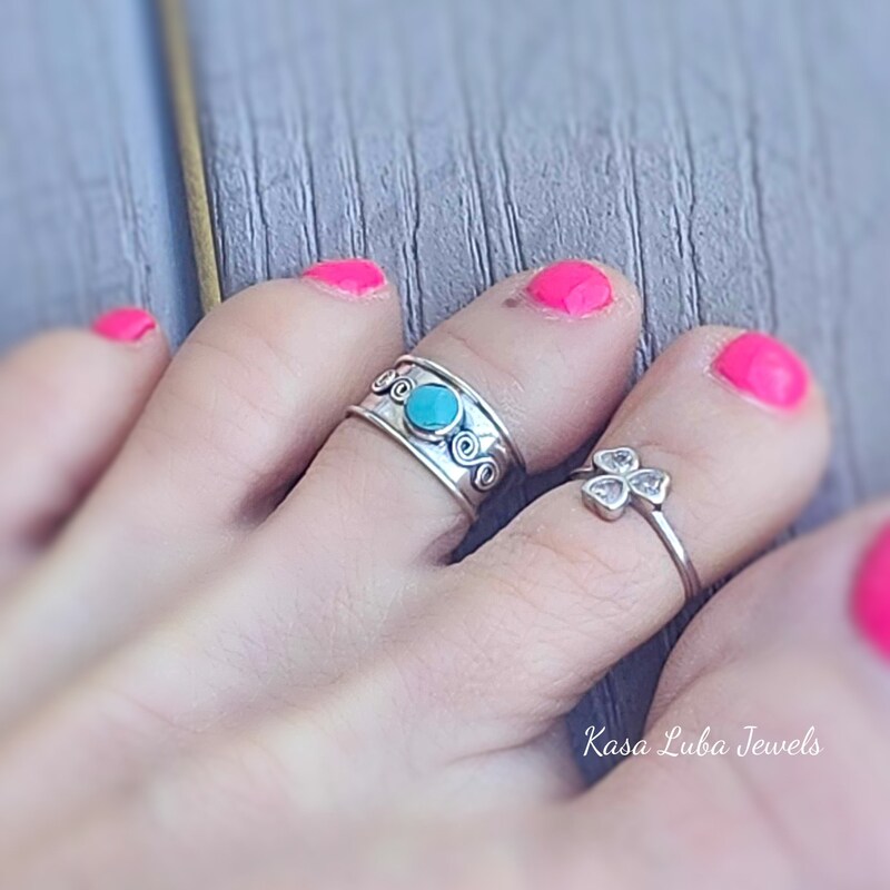 Cute Toe Rings - Etsy