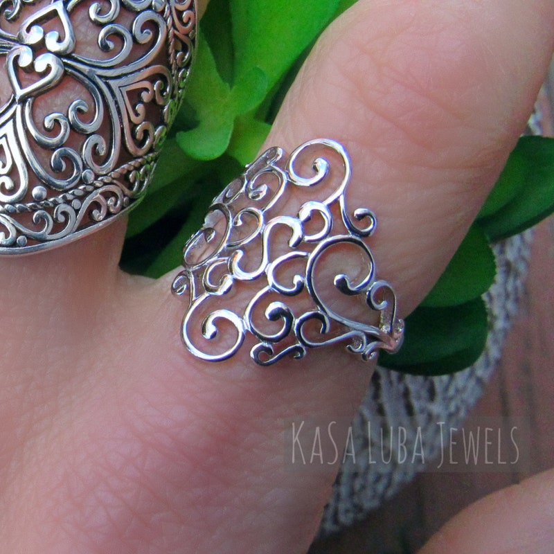 Scroll Rings - Etsy