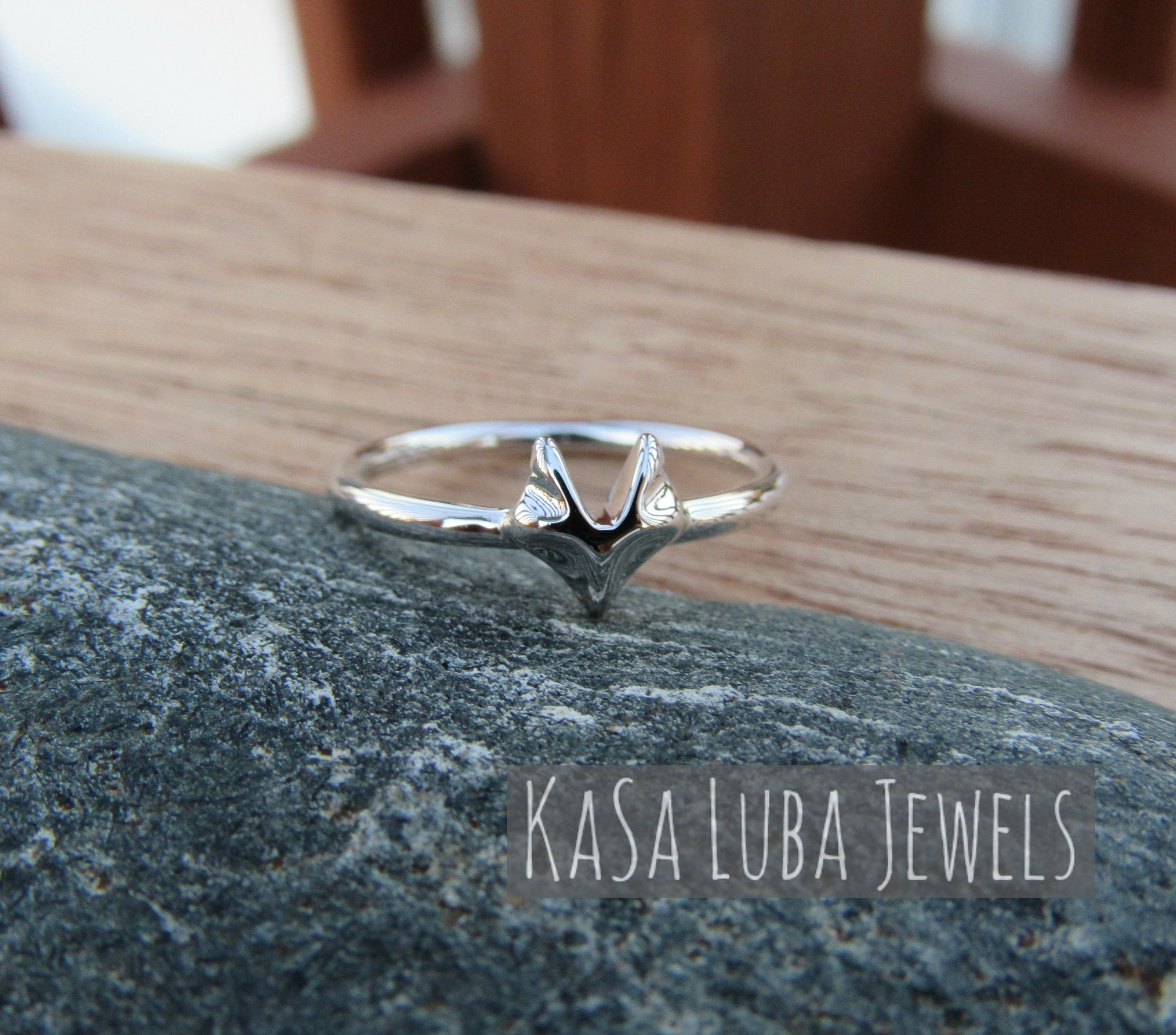 Womens Silver Fox Ring Fox Silver Ring Fox Jewelry | Etsy