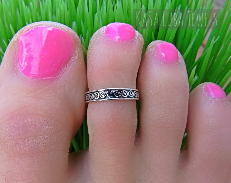 Celtic Silver Toe Ring Celtic Toe Ring Silver Toe Ring - Etsy