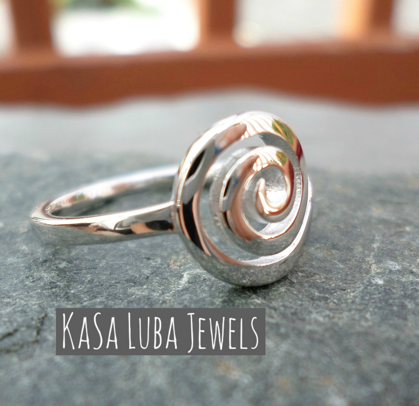 Twirl Swirl Ring in Sizes 4-11 SOLID Sterling Stamped 925 Silver - Etsy
