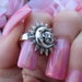 Sun and Moon Silver Ring Silver Ring Womens Sun Moon Ring - Etsy