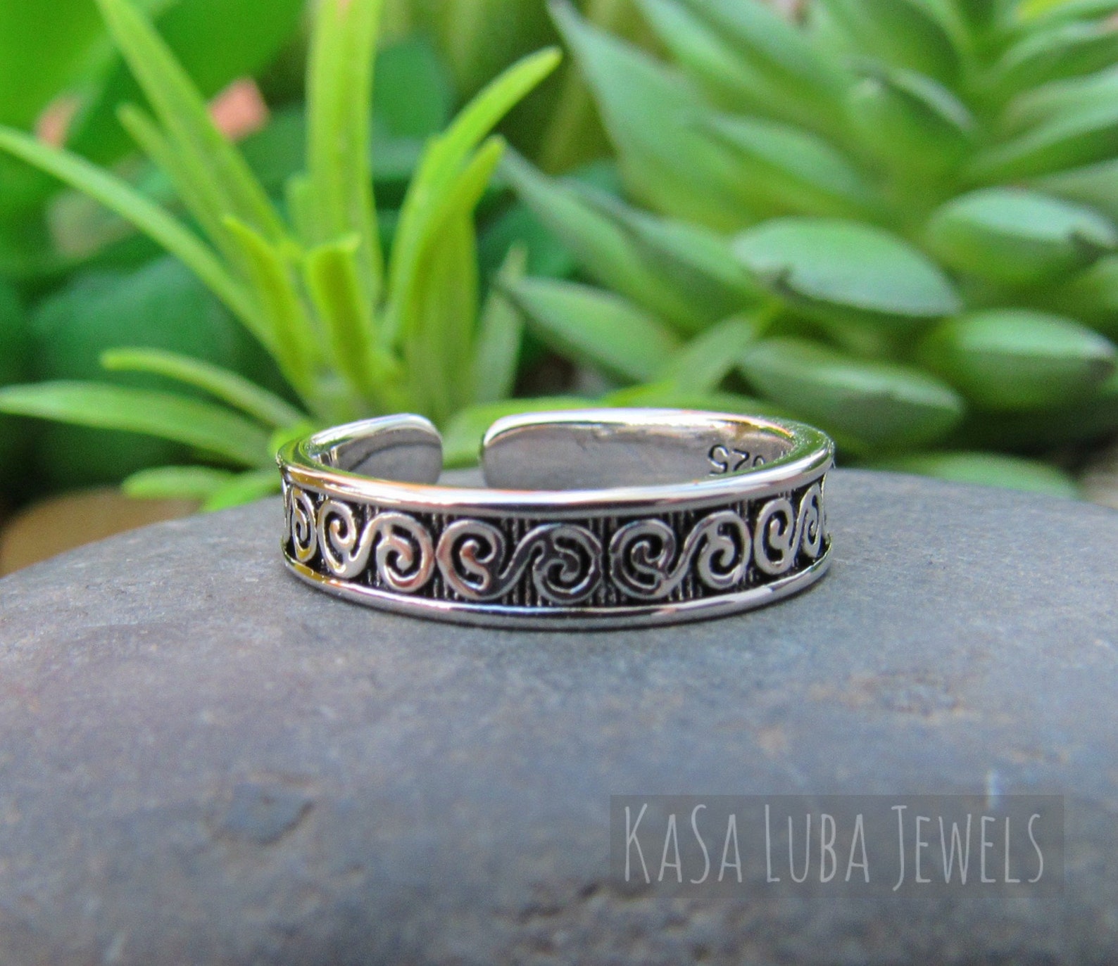 Celtic Silver Toe Ring Celtic Toe Ring Silver Toe Ring - Etsy