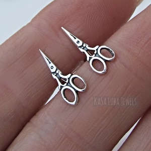 Sterling Silver DAINTY Scissor Ring - Scissors - Hairdresser - Hair ...