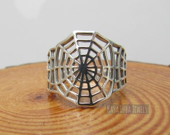 Spider Web Ring - Etsy