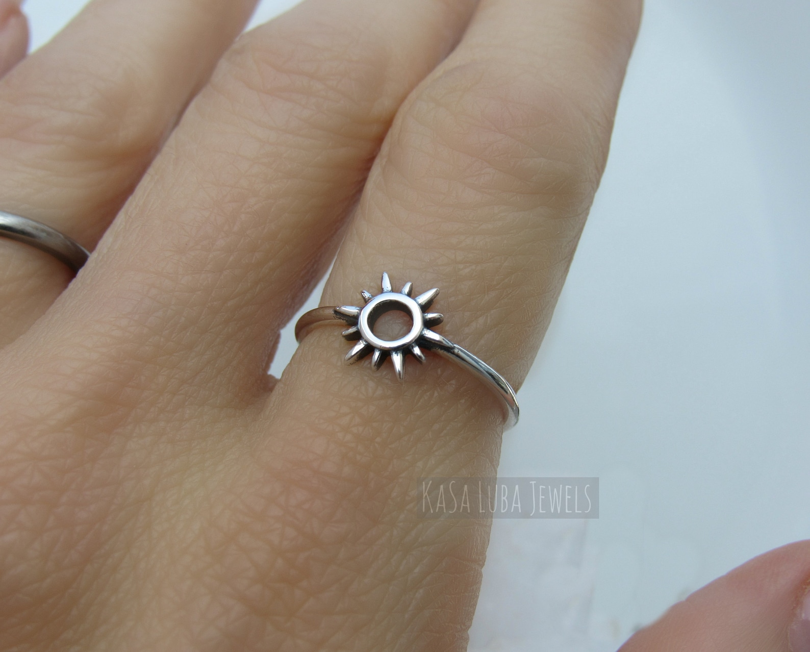 Solid Sterling Silver Sun Ring Stamped 925 Hope Ring - Etsy