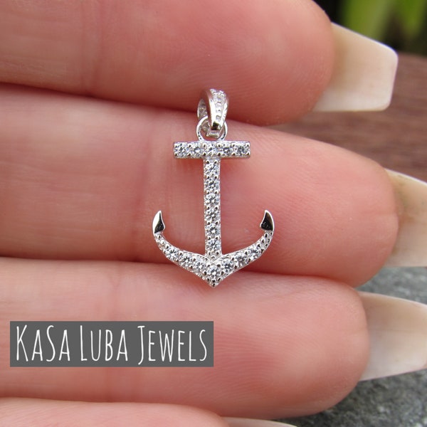Silver Anchor Charms - Etsy