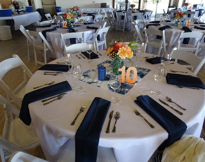 120'' Round Table Linens (set of 14) - Etsy