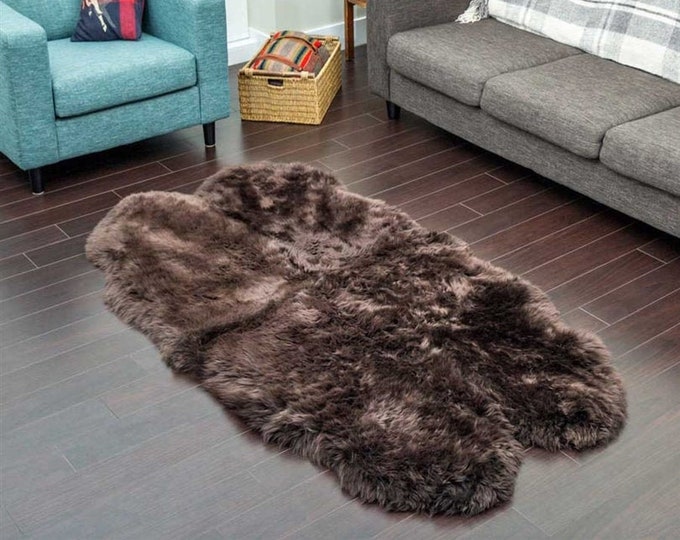 Quad Sheepskin Rug Natural Large Sheep Skin 4 X 6 Australian - Etsy