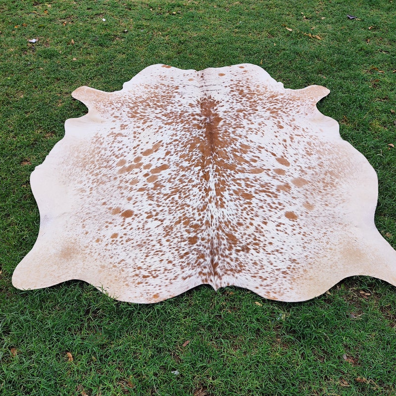 White Cowhide Rug - Etsy