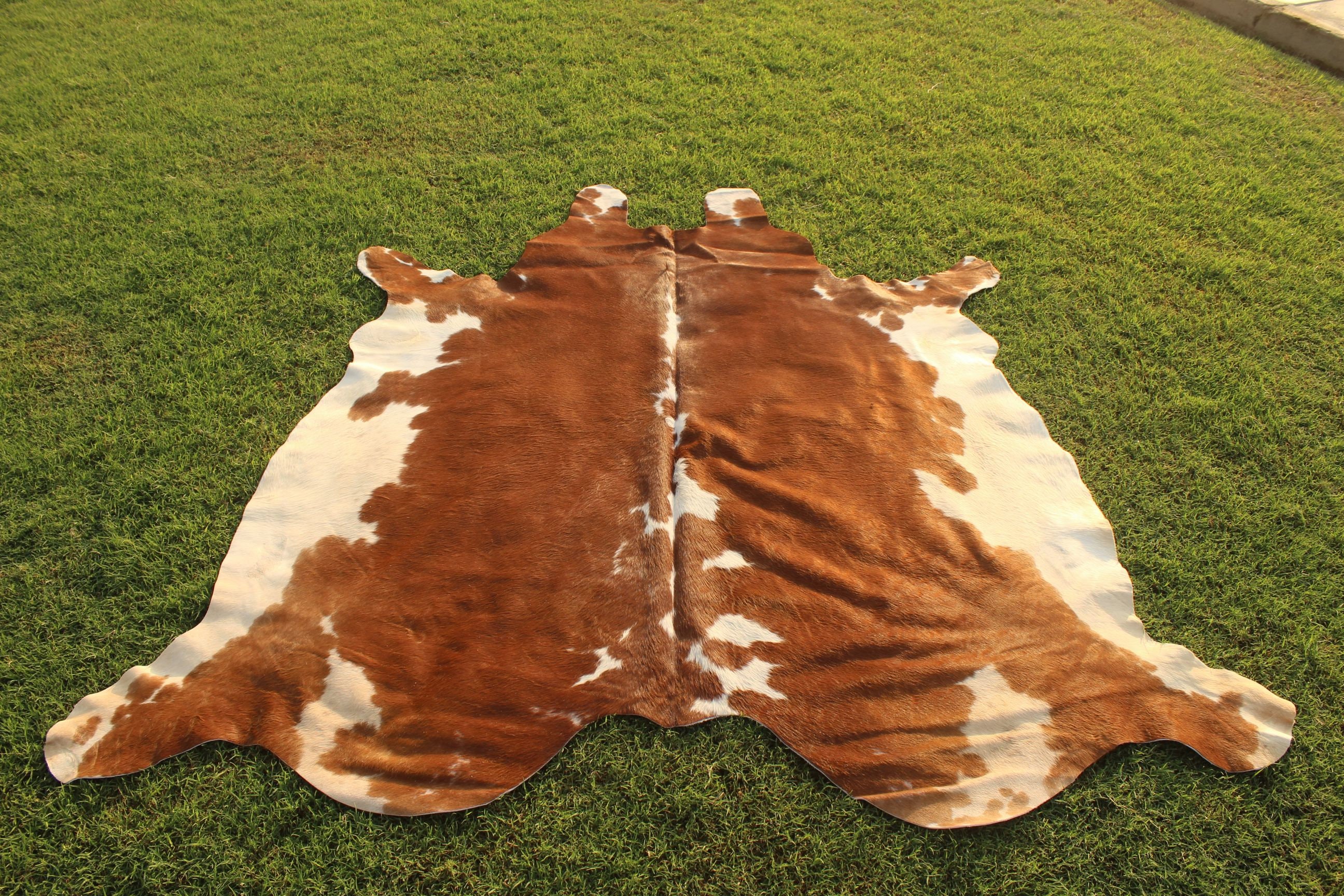 Amazing Brown and White Cowhide Rug Cow Skin Rug Leather Hide | Etsy