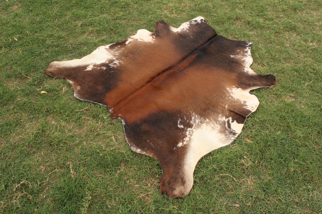 Tricolor Cowhide Rug Tricolor Cow Skin Rug Genuine Cow Hide Rug ...
