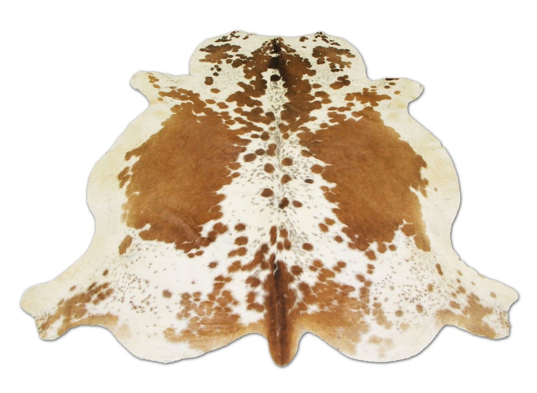 Amazing Brown and White Cowhide Rug Cow Skin Leather Carpet Cow Hide ...