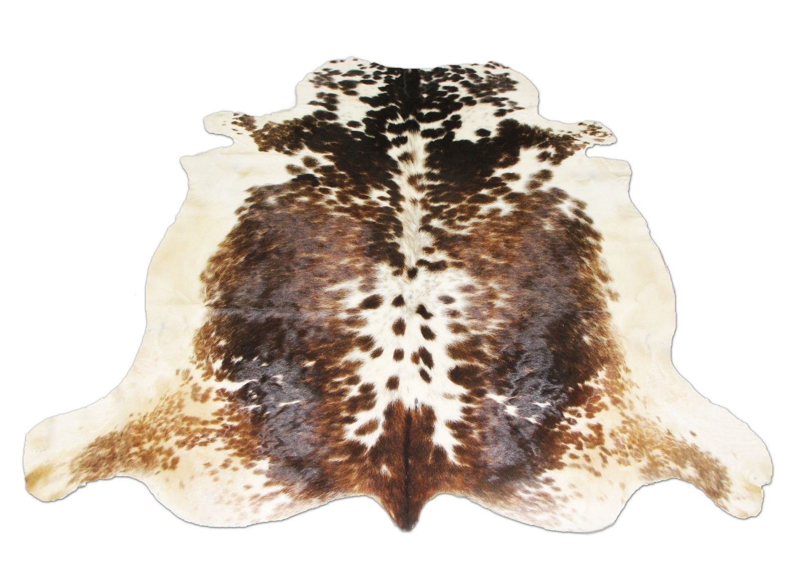 Amazing Tricolor Cowhide Rug Tricolor Cow Skin Rug Cow Hide Rug 5 X 5 ...