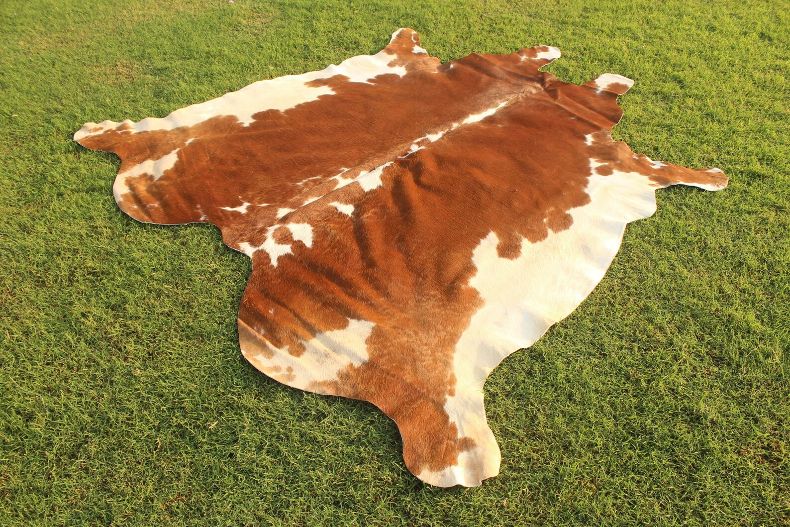Amazing Brown and White Cowhide Rug Cow Skin Rug Leather Hide | Etsy