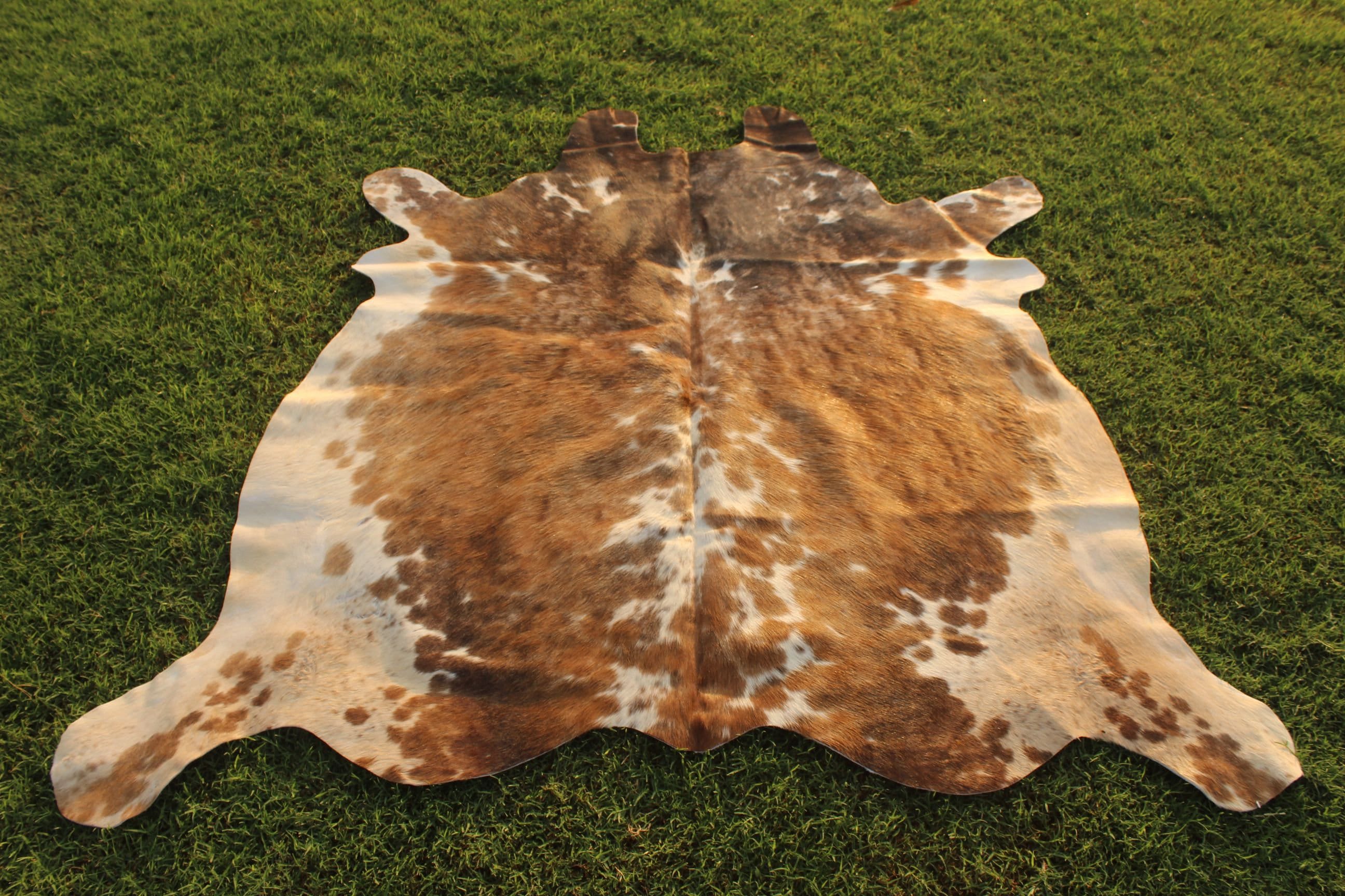 Amazing Brown and White Cowhide Rug Cow Skin Rug Leather Hide | Etsy