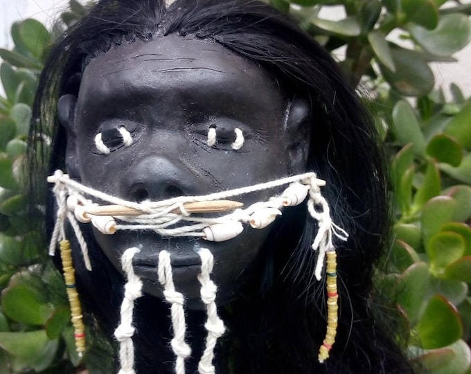 Shrunken Human Head Tzantza Warrior Trophy Jivaro Tribe - Etsy
