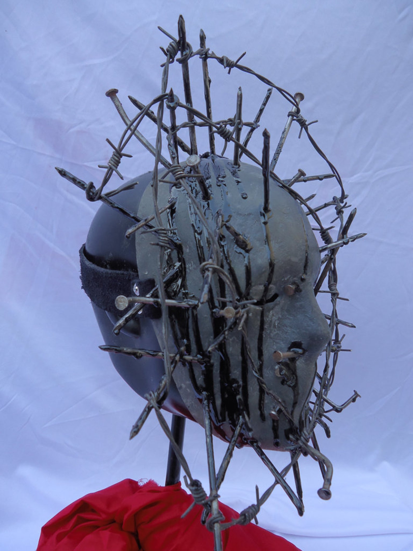 Horrorhalloween Costume Spooky Mask Freaky Maskhorror - Etsy