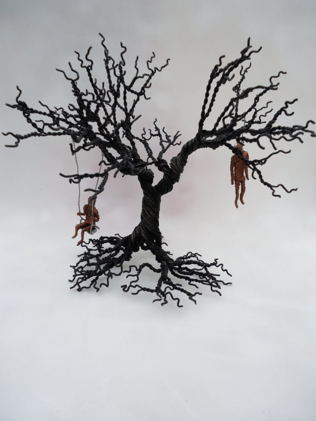 Gothic Sculpture,wire Tree, Creepy Tree, Black Tree, Black Sculpture ...