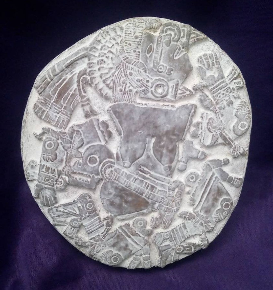 Aztec Sculpture Coyolxauhqui Goddess Replica Aztec Statue Mexican Craft ...